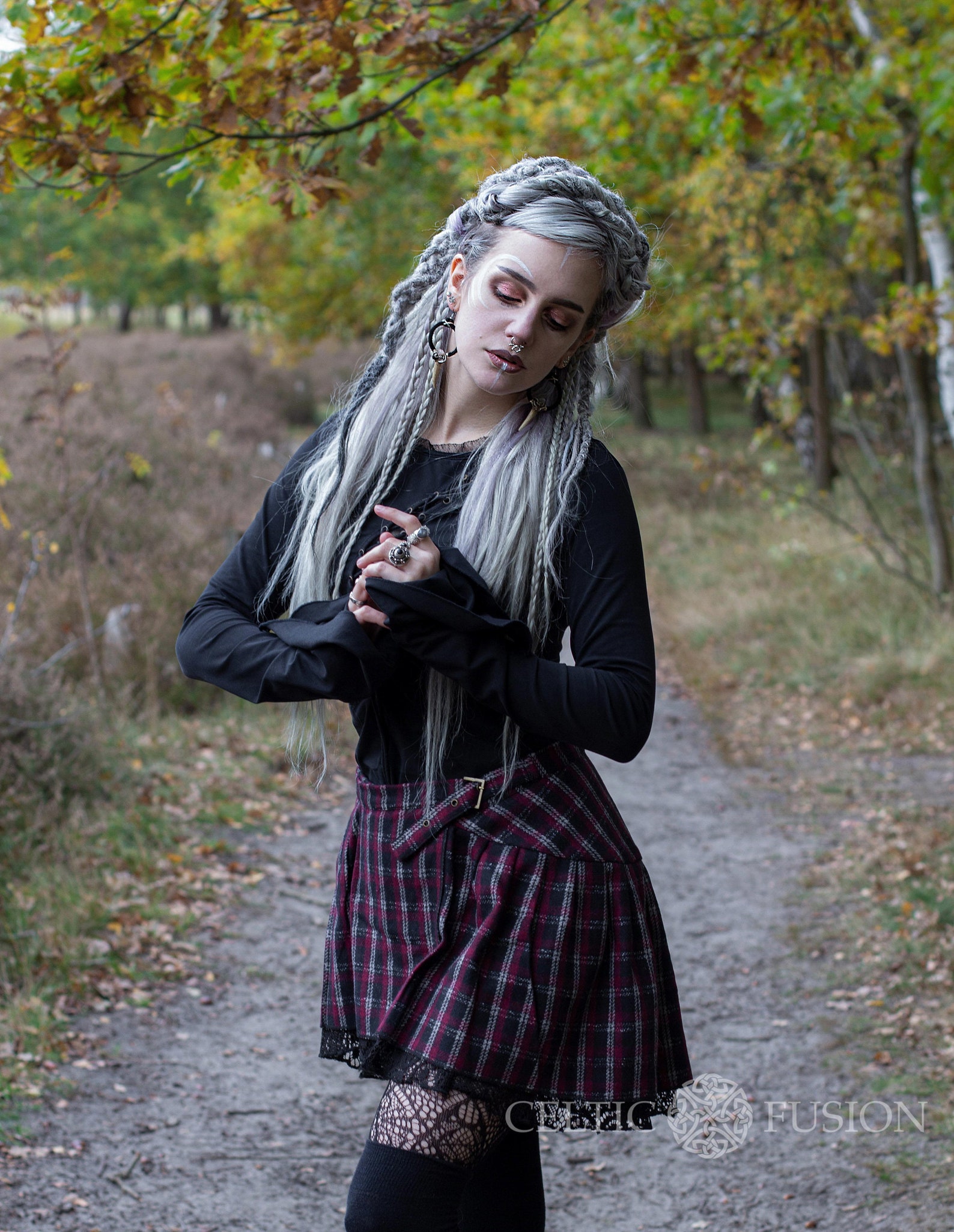 AOS SÍ SKIRT Celtic Punk, Tweed Skirt, Wool, Kilt, Womans Kilt, Celtic ...