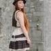 TARTY TARTAN SKIRT | Lacey Wrap Tweed Wool Skirt, Folk Skirt, Mori Kei ...