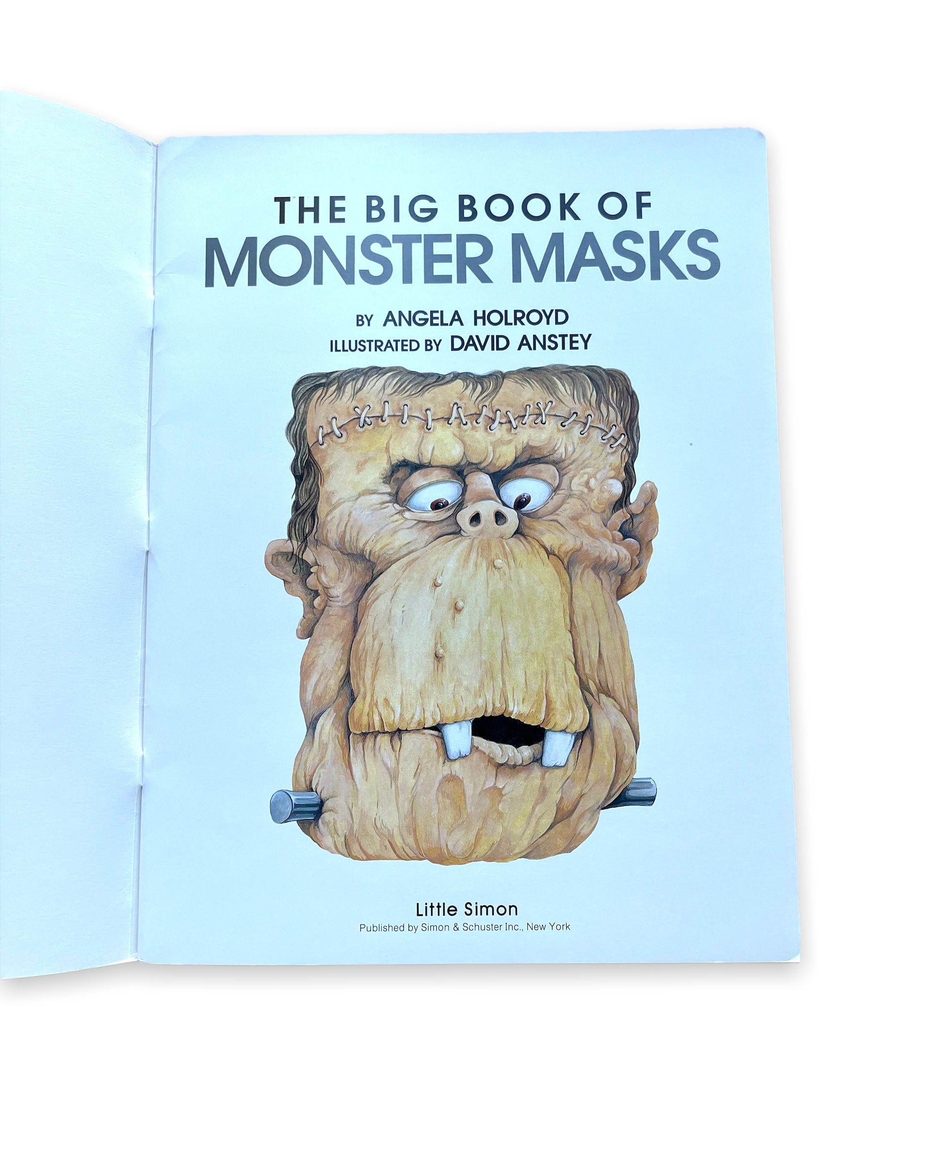 Vintage the Big Book of MONSTER Masks by Angela Holroyd & David Anstey ...