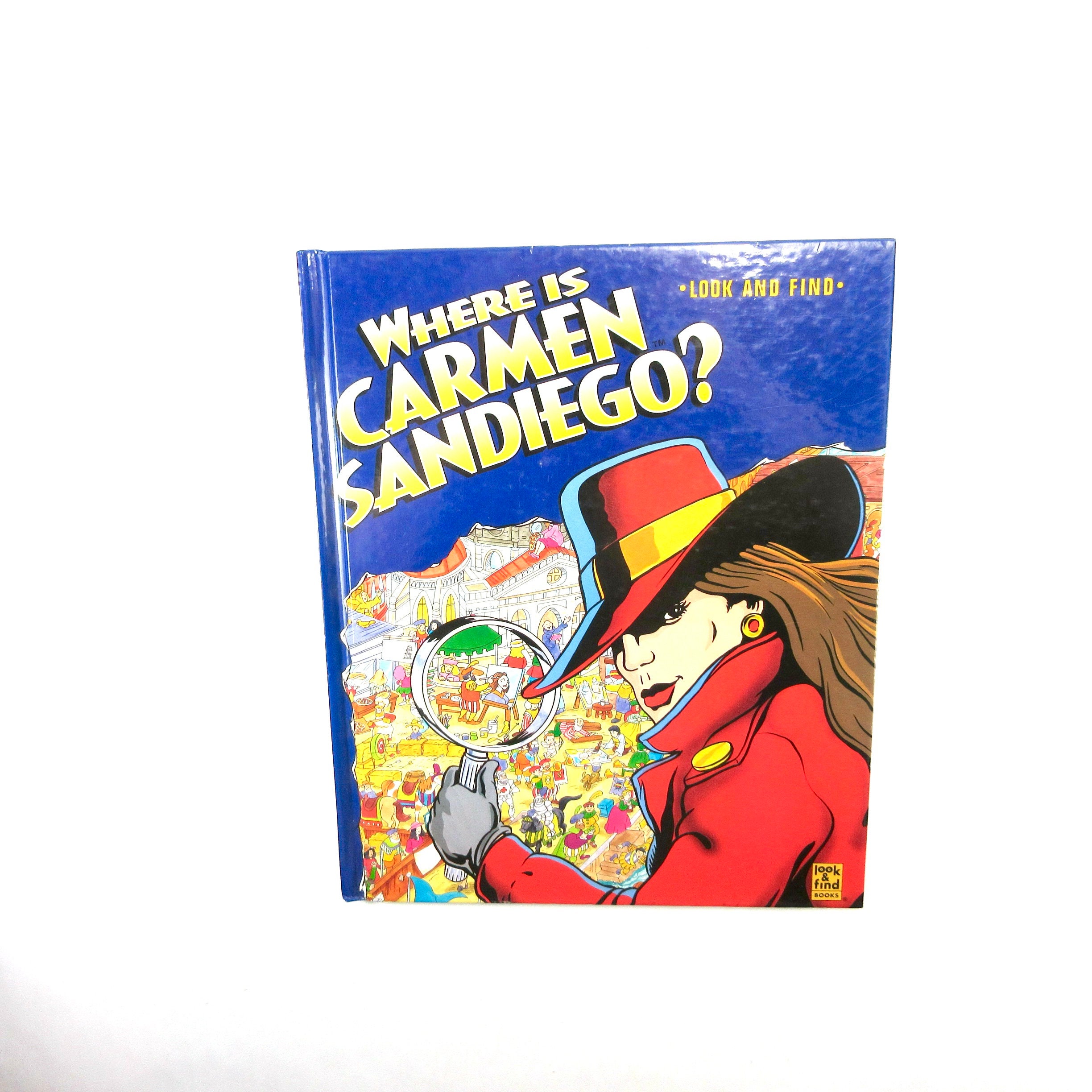 Vintage Where is CARMEN SANDIEGO Look and Find Book ©1996 First ...