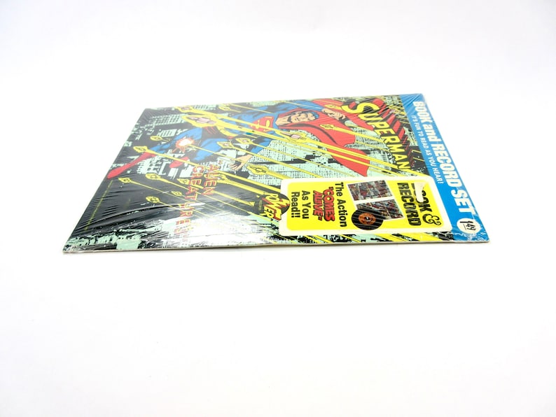 Vintage SUPERMAN Alien Creatures Comic Book & Record Set PR-28 45 Rpm ...