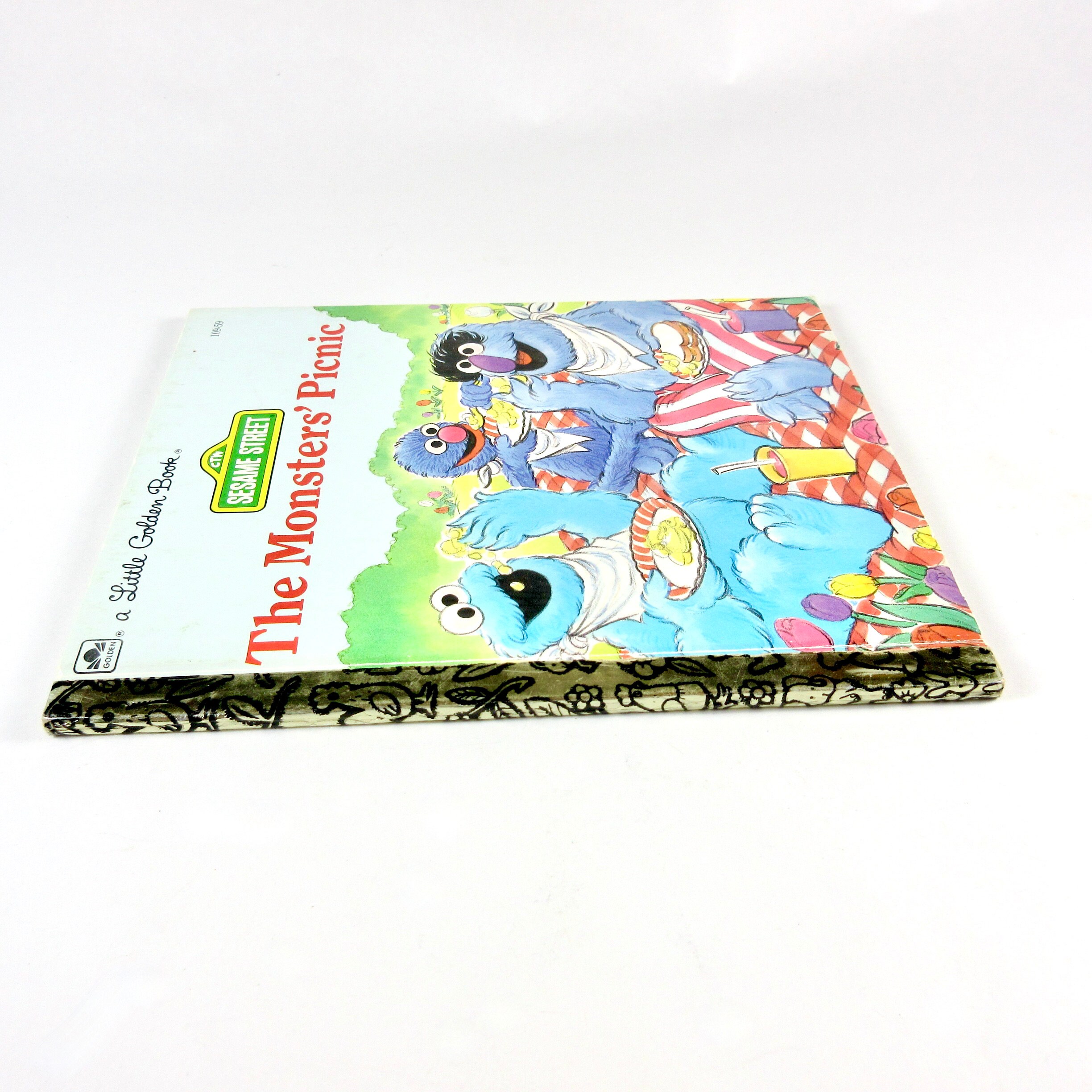 Vintage SESAME STREET the Monster's Picnic Little Golden Book #109-59 ...