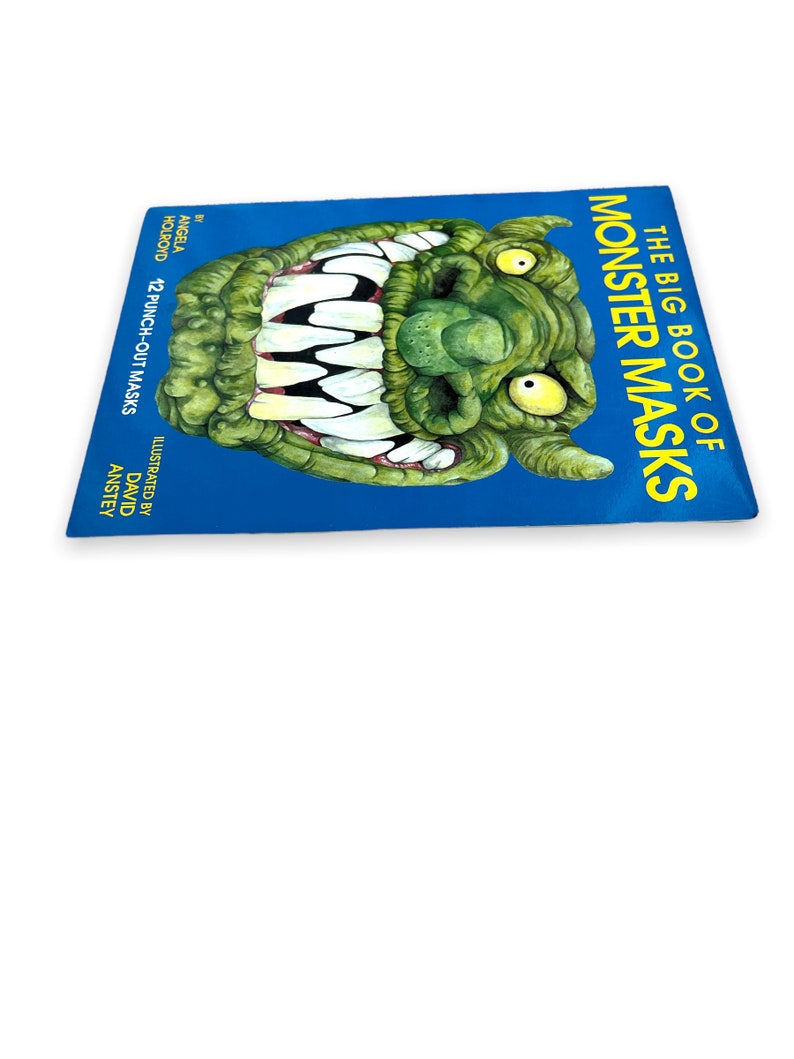 Vintage the Big Book of MONSTER Masks by Angela Holroyd & David Anstey ...