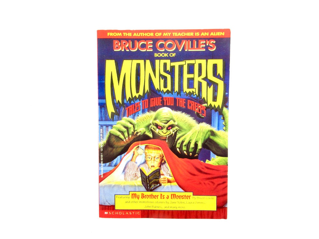 Vintage Bruce Coville's Book of Monsters Paperback Book Scholastic 1993 ...