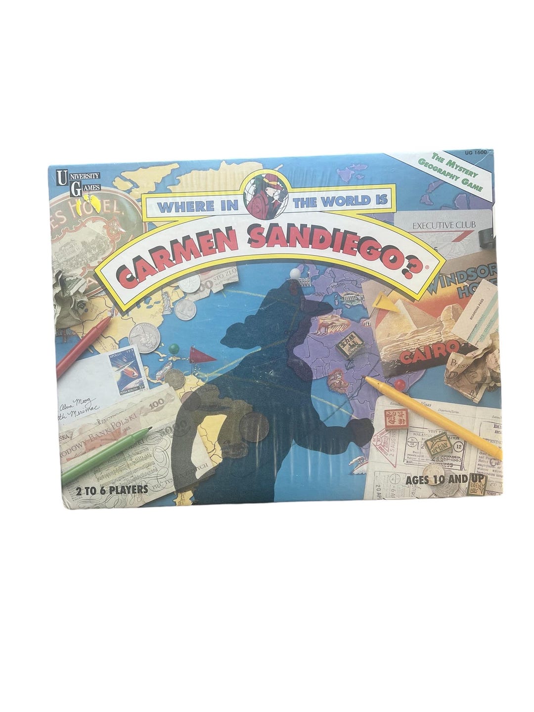 Vintage 1992 Where in the World is Carmen Sandiego? the Mystery ...
