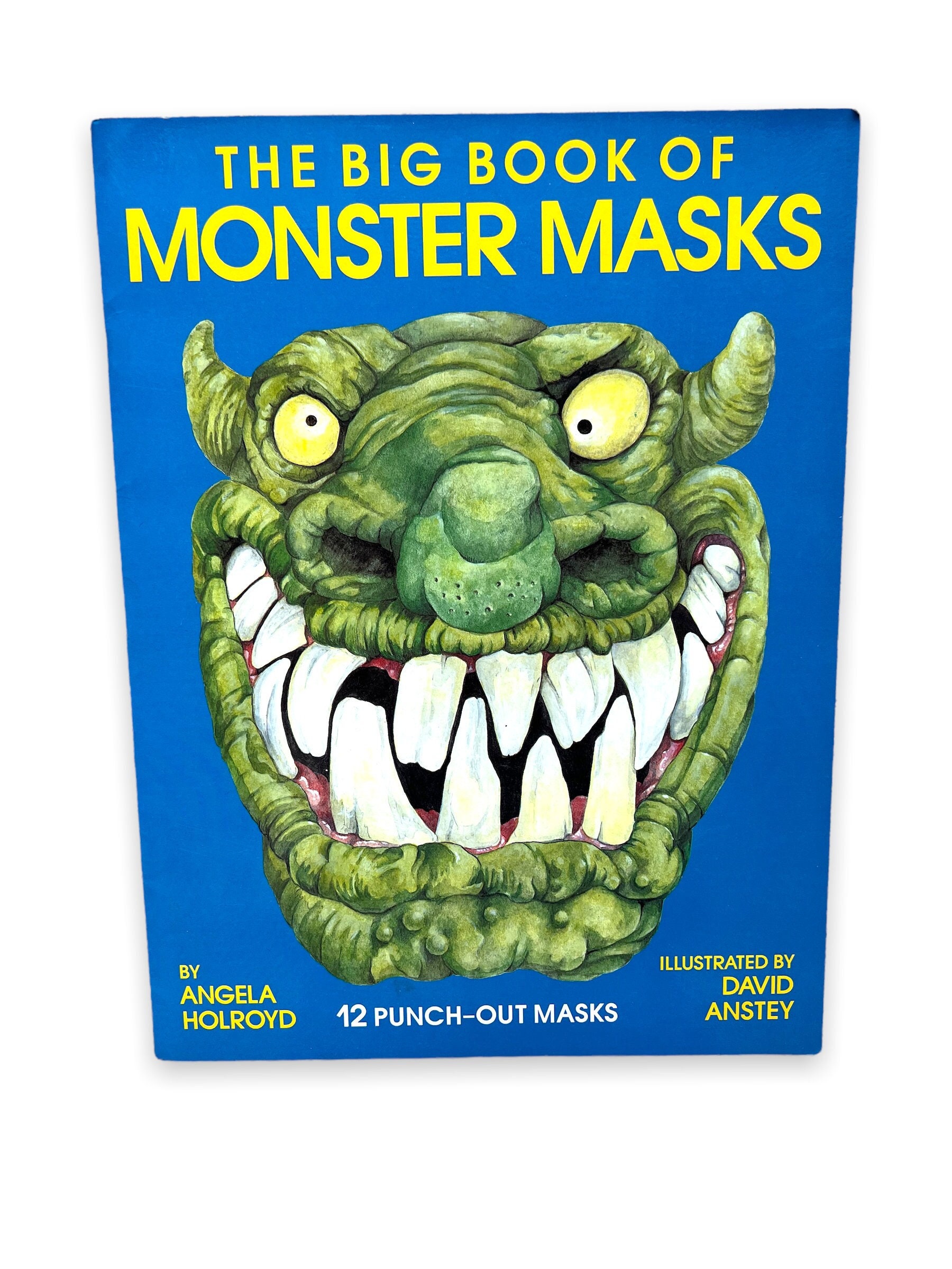 Vintage the Big Book of MONSTER Masks by Angela Holroyd & David Anstey ...