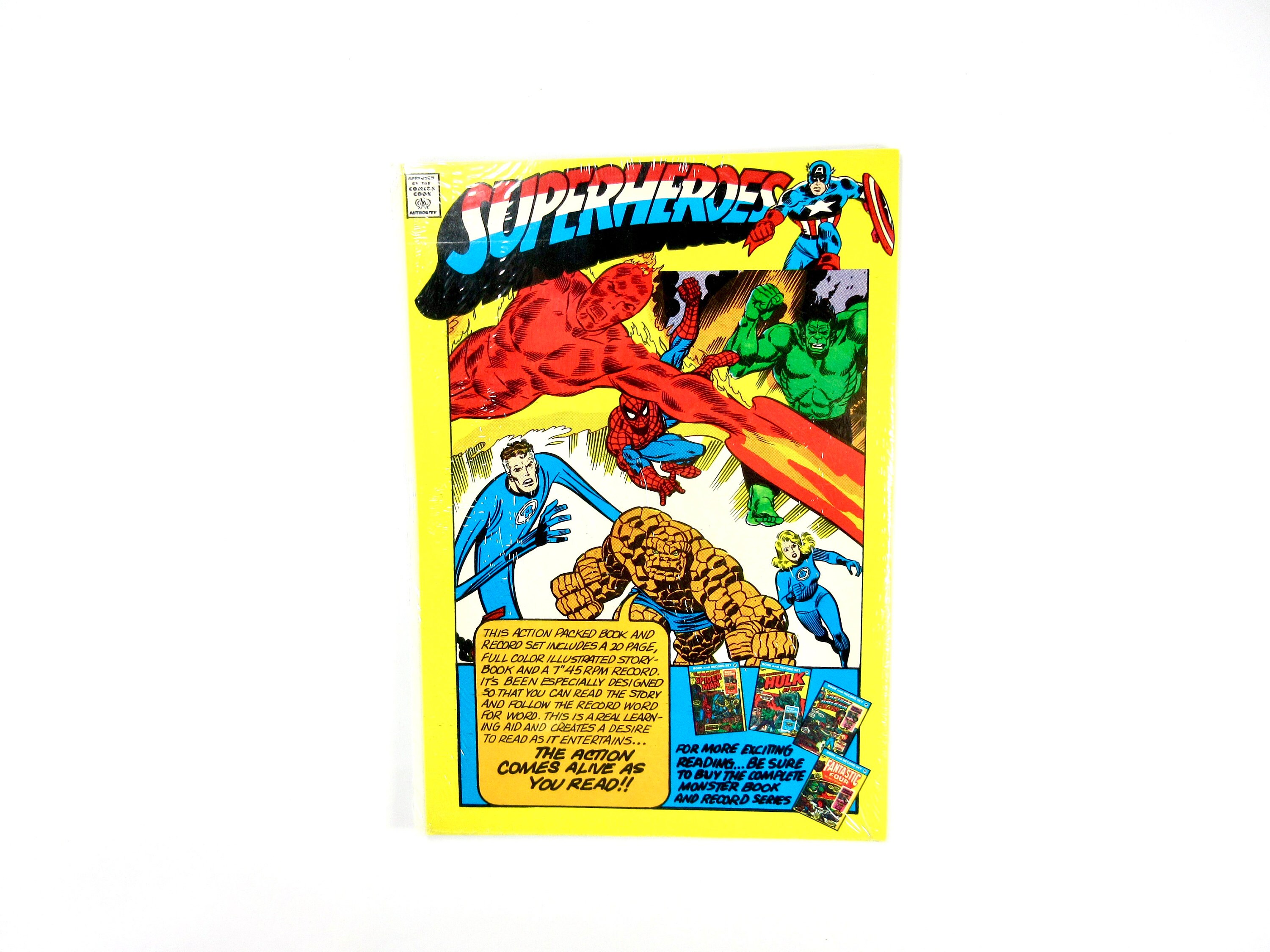 Vintage SUPERMAN Alien Creatures Comic Book & Record Set PR-28 45 Rpm ...