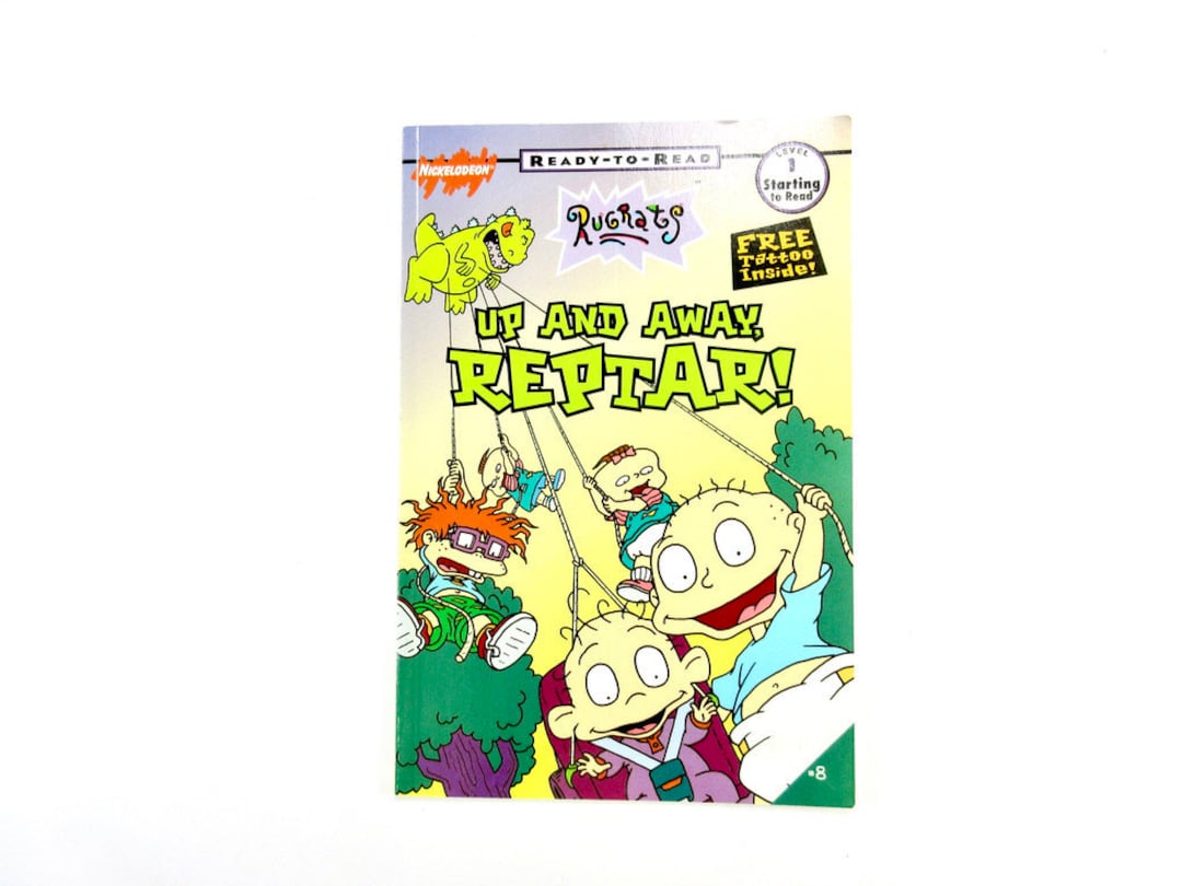 Vintage RUGRATS up and Away, Reptar! #8 Nickelodeon Ready-to-read Level ...