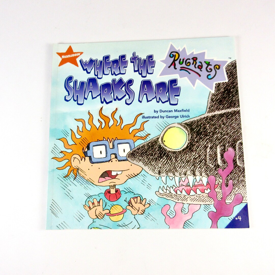 Vintage RUGRATS Where the Sharks Are Book #4 | ©1998 Nickelodeon Simon ...