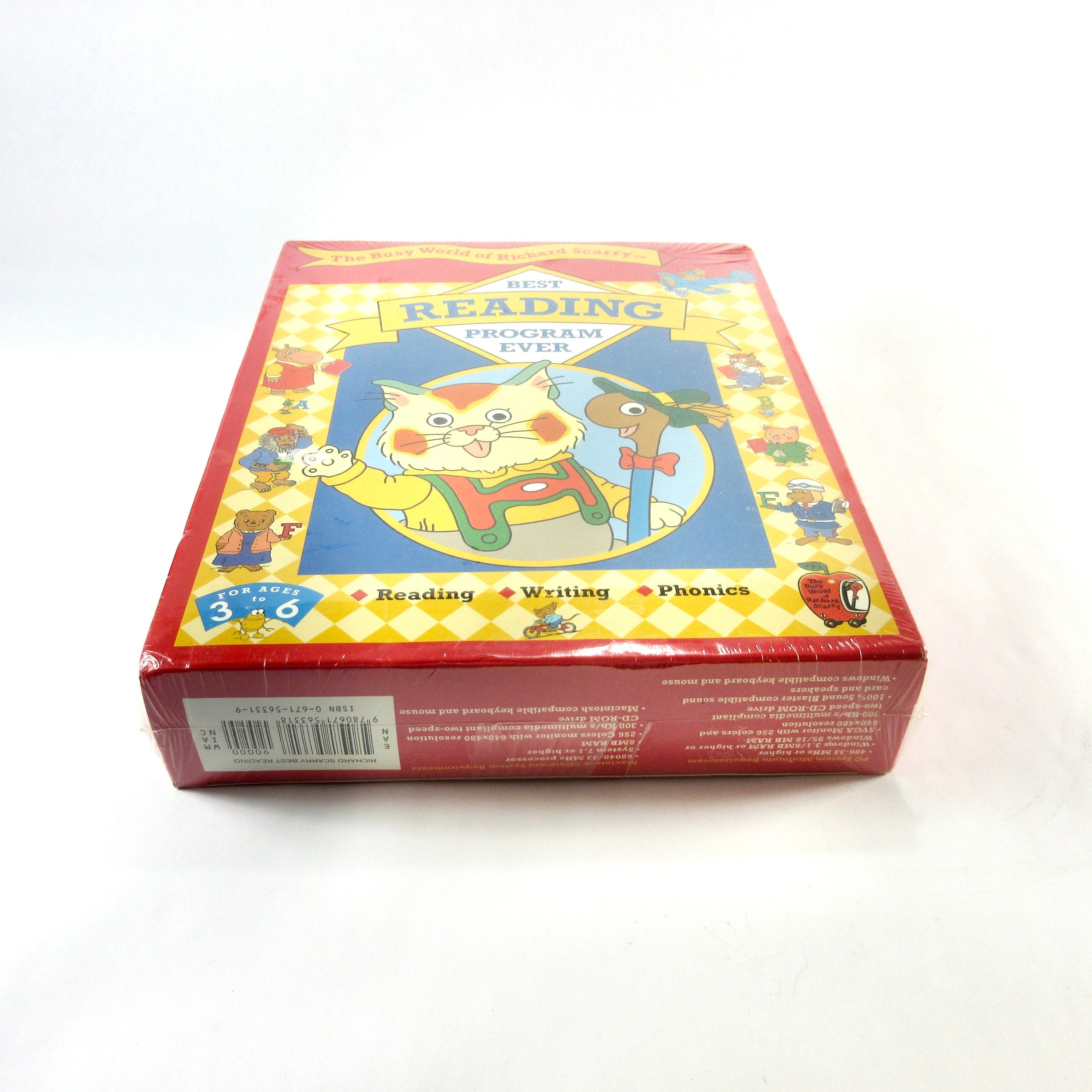 Vintage the Busy World of RICHARD SCARRY Best Reading Program Ever Cd ...