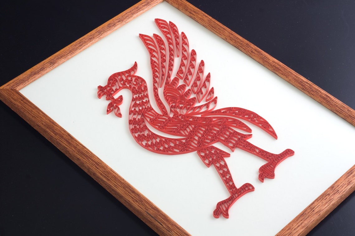 Quilled Paper Art: Liverpool Bird Quilling - Etsy