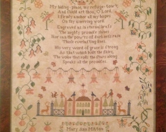 Cross Stitch Sampler Aesops Fables Monochrome Sampler 1 OR 2 - Etsy