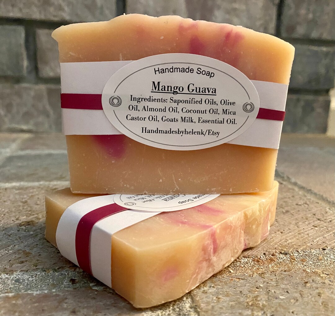 Mango Guava Soap Goats Milk Soap Artisan Soap Homemade Soap - Etsy
