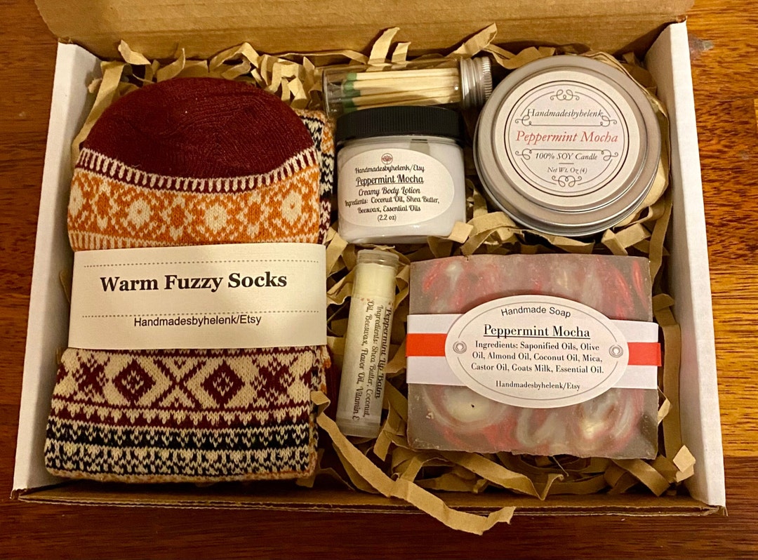 Peppermint Mocha Gift Set. Birthday, Holiday Gift Box - Etsy