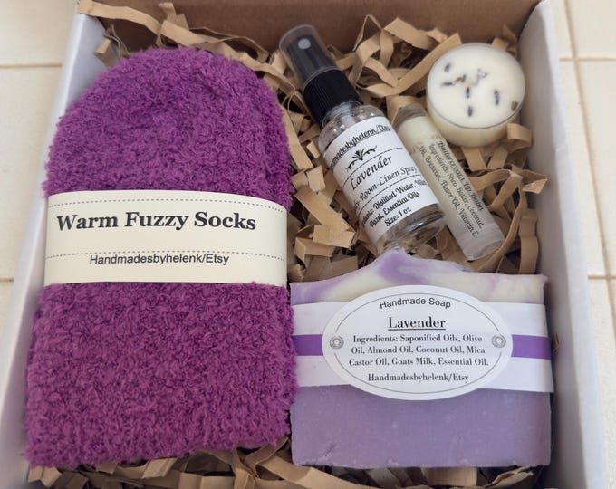 Lavender Soap Set, Gift Set, Birthday, Thank You, Get Well Gift Set ...