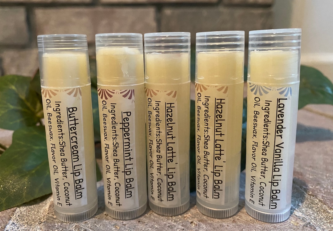 Shea Butter Lip Balm: Homemade, Creamy, Multiple Flavors - Etsy