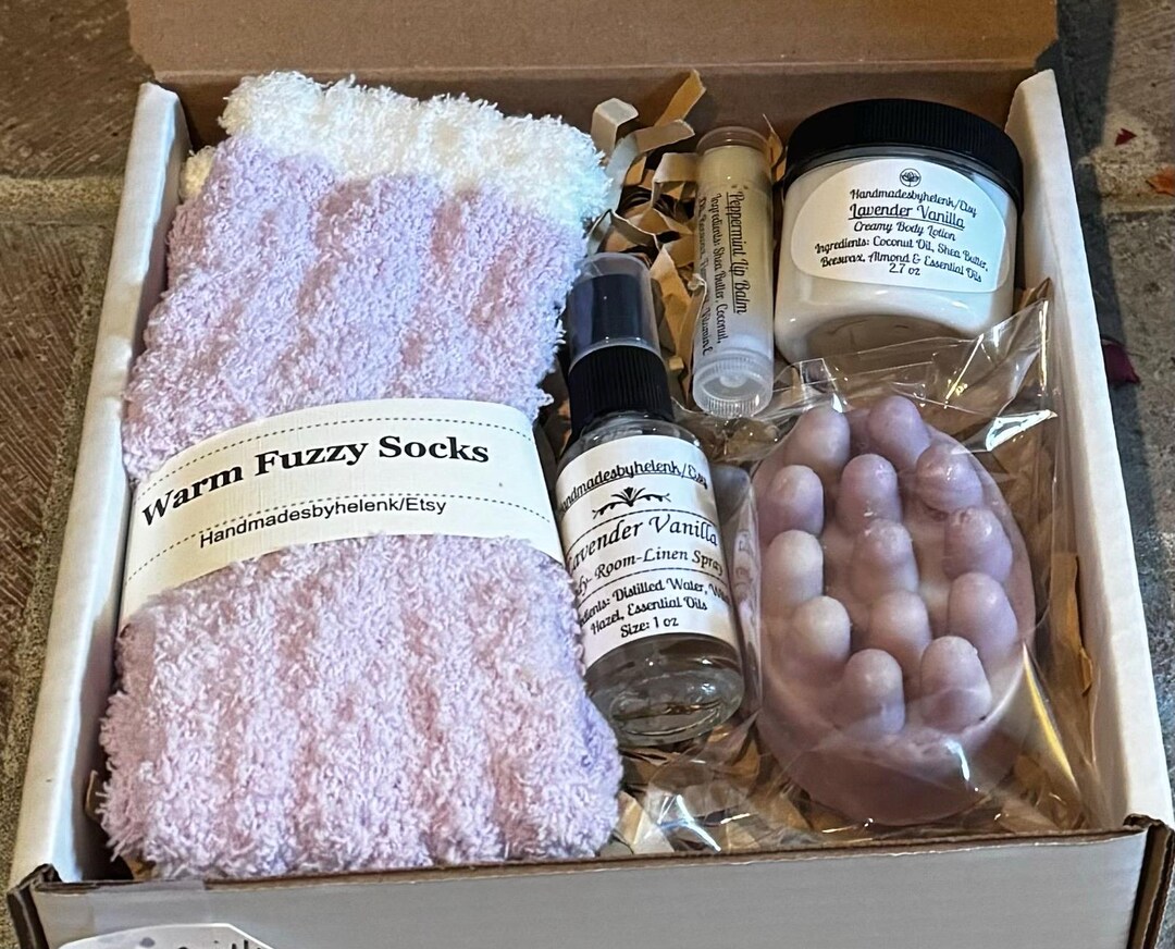 Lavender Vanilla Gift Set, Holiday, Birthday Gift Set, Bath Set - Etsy