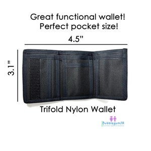 Comic Book Wallet, Boys Wallet, Personalized Wallet, Nylon Trifold ...