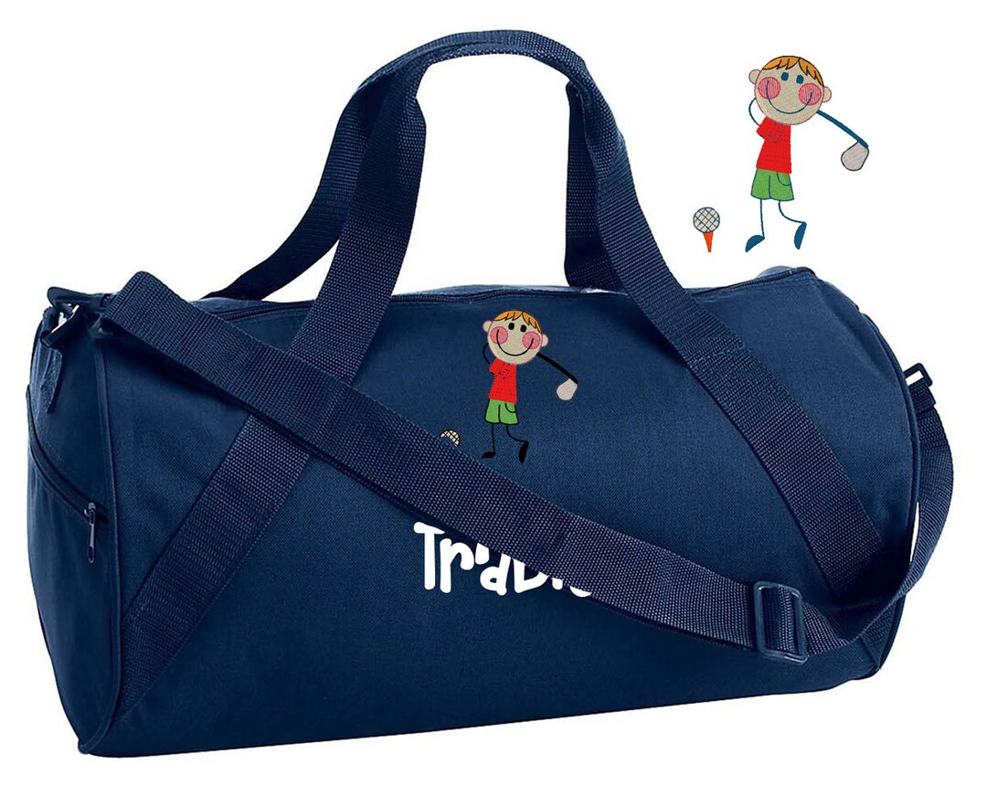 Embroidered Monogrammed BOYS GOLF Bag Duffel Childrens Kids - Etsy