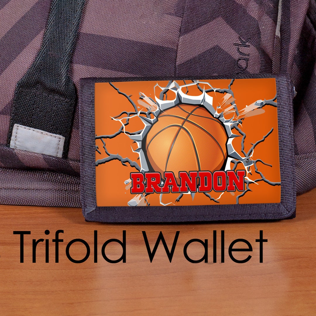 Basketball Wallet, Boys Basketball, Kids Wallet, Teen Wallet, Boy ...