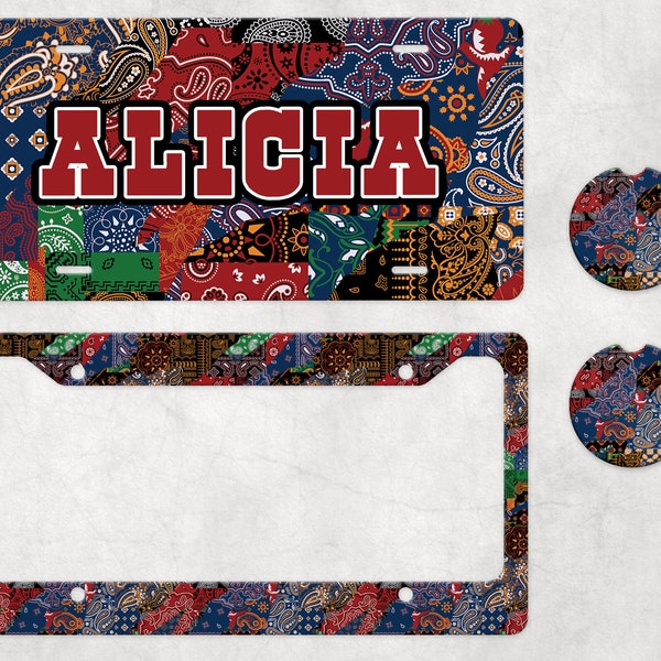 Western Monogram License Plate - Etsy