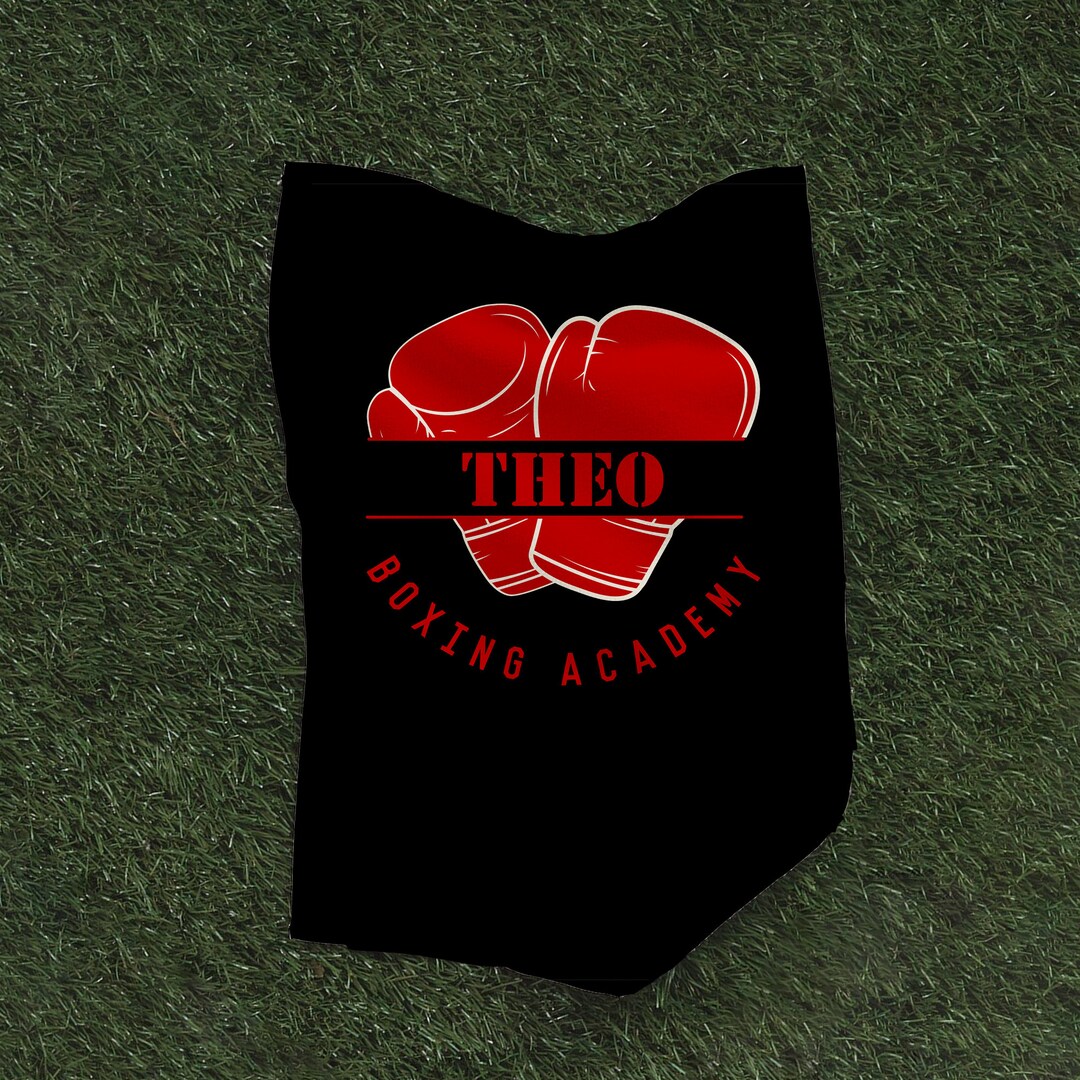 BOXING Towel, Sports Towel, Hand Towel, Kids Towel, Personalized and ...