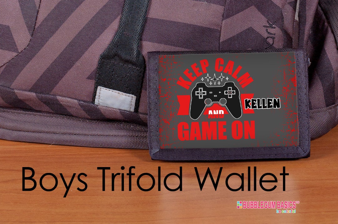 Gamerswallet, Boys Wallet, Boys Gamer Wallet, Personalized Wallet ...