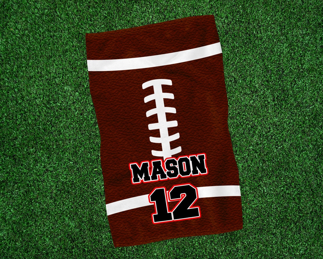 Football Towel, Sports Towel, Hand Towel, Kids Towel, Custom Sports ...