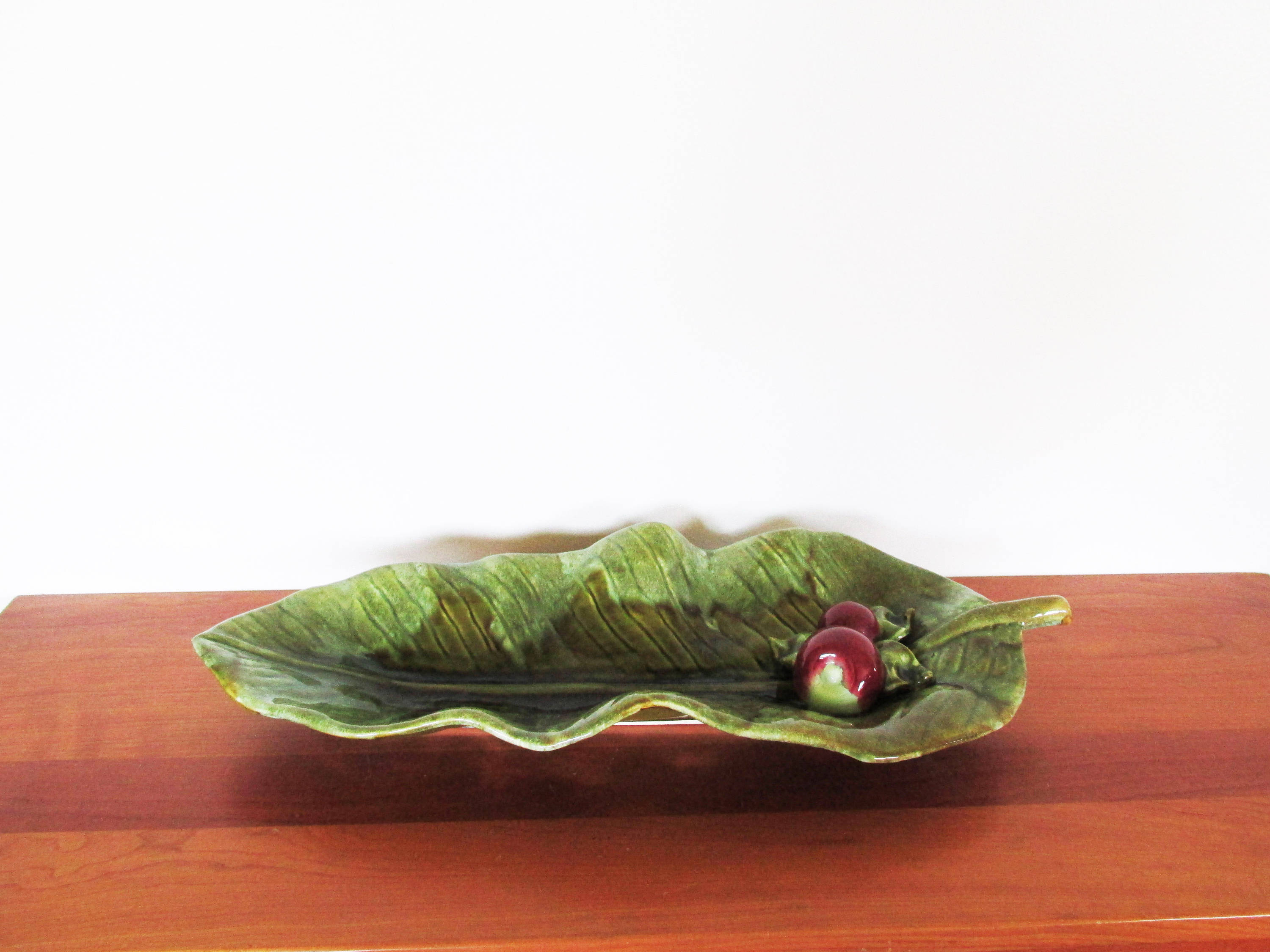 Wade of California Green Leaf With Apples Serving Tray - Etsy