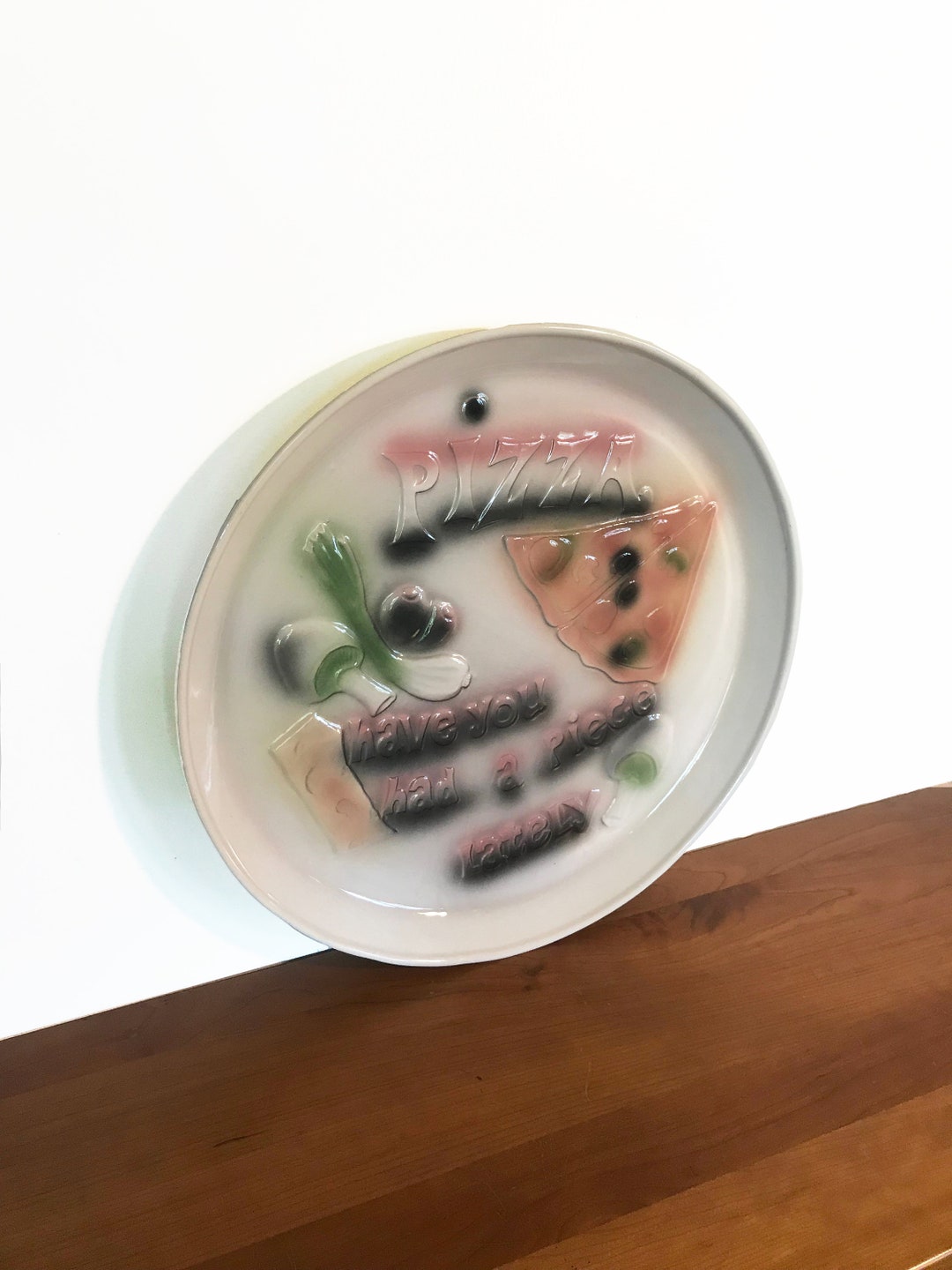 Pizza Have You Had a Slice? Marcia California USA Pizza Serving Platter ...