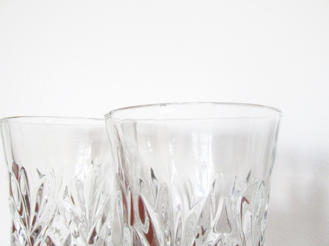 EAPG US Glass Company Diamond and Fan Water Tumblers Set of | Etsy