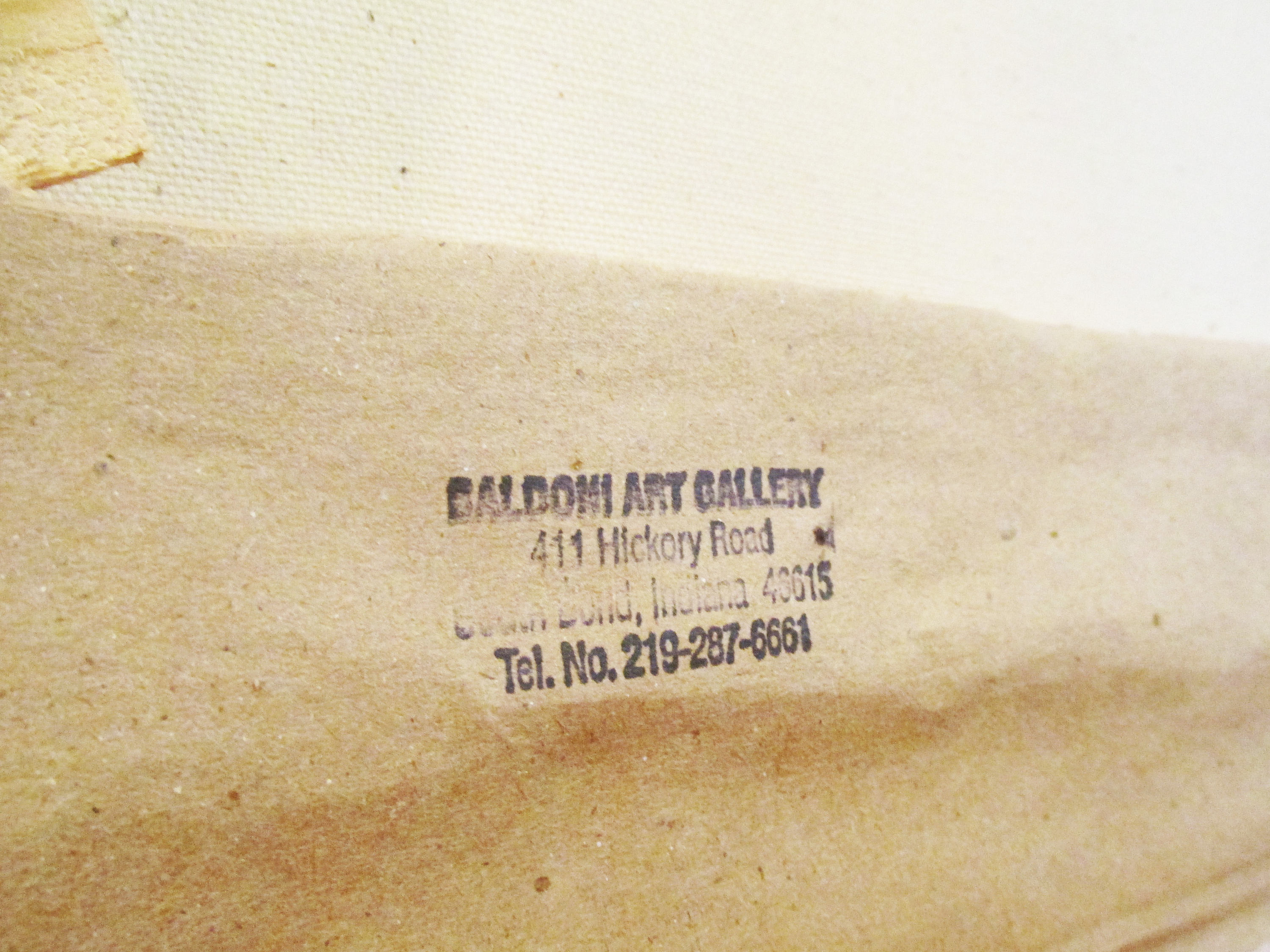 William Schatz Original Oil on Canvas Painting Winter Scene Signed and ...