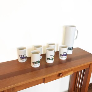 Johann Haviland Bavaria Germany Classic Cars Pitcher Set Six - Etsy