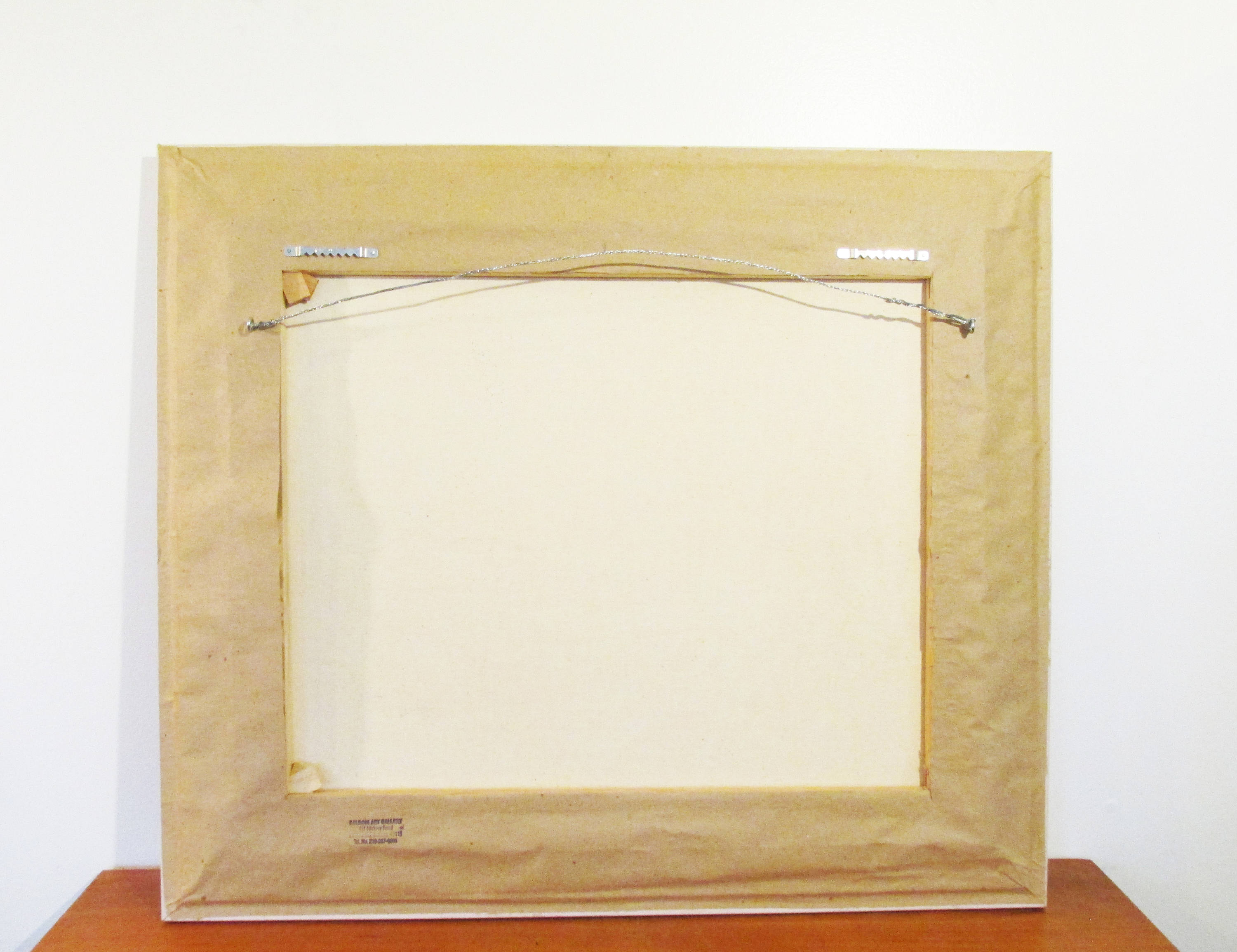 William Schatz Original Oil on Canvas Painting Winter Scene Signed and ...