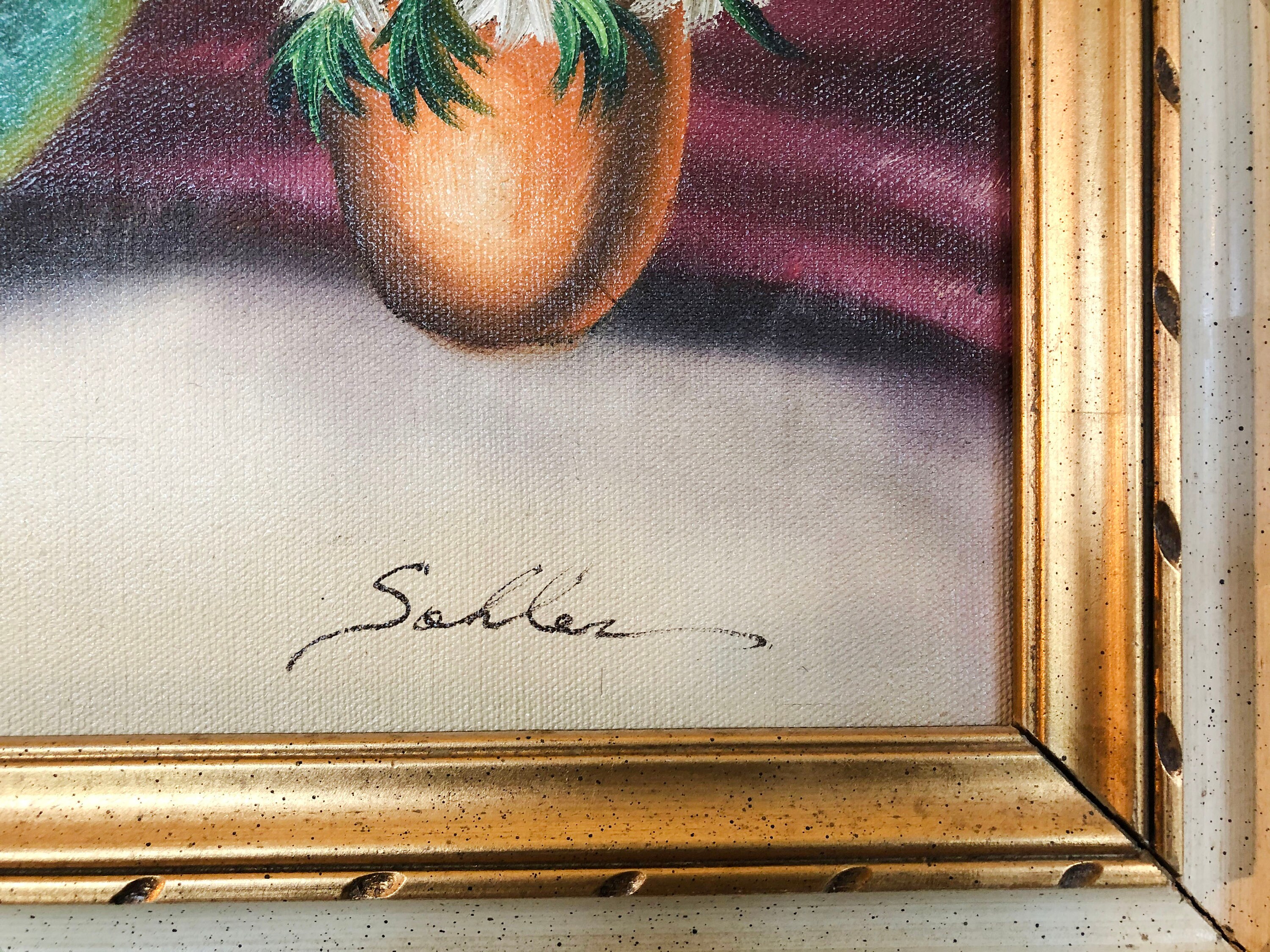 Ludwig Solher Floral Vibrant Colors Still Life - Etsy