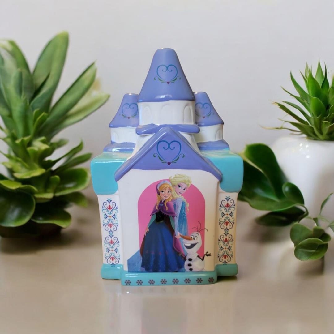 Disney Frozen Elsa and Anna Ceramic Piggy Bank 8.5 Inches Tall. - Etsy