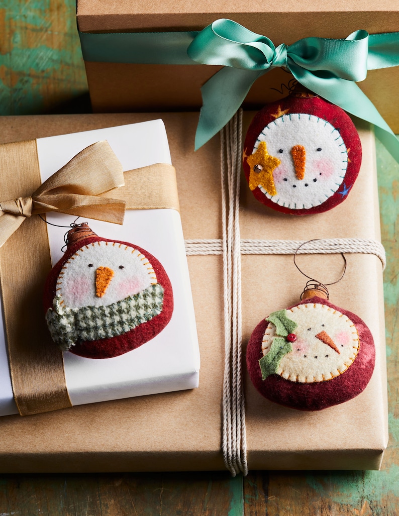 Frosty Friends Christmas Ornaments Kit - Etsy