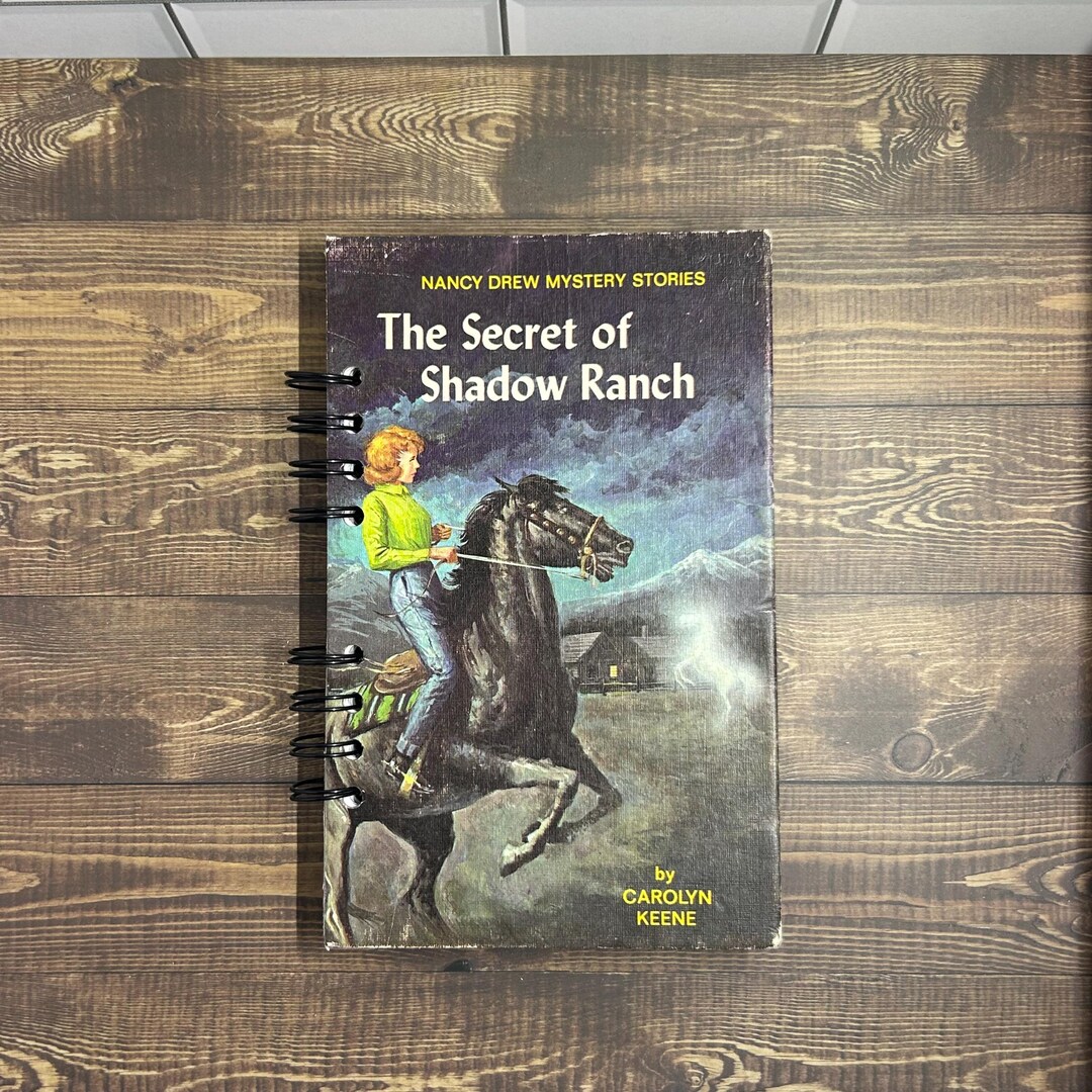 Nancy Drew Repurposed Vintage Novel Notebook — the Secret of Shadow ...
