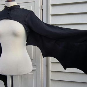 Bat Wings Long Sleeve Bolero Jacket Gothic Halloween Blouse - Etsy