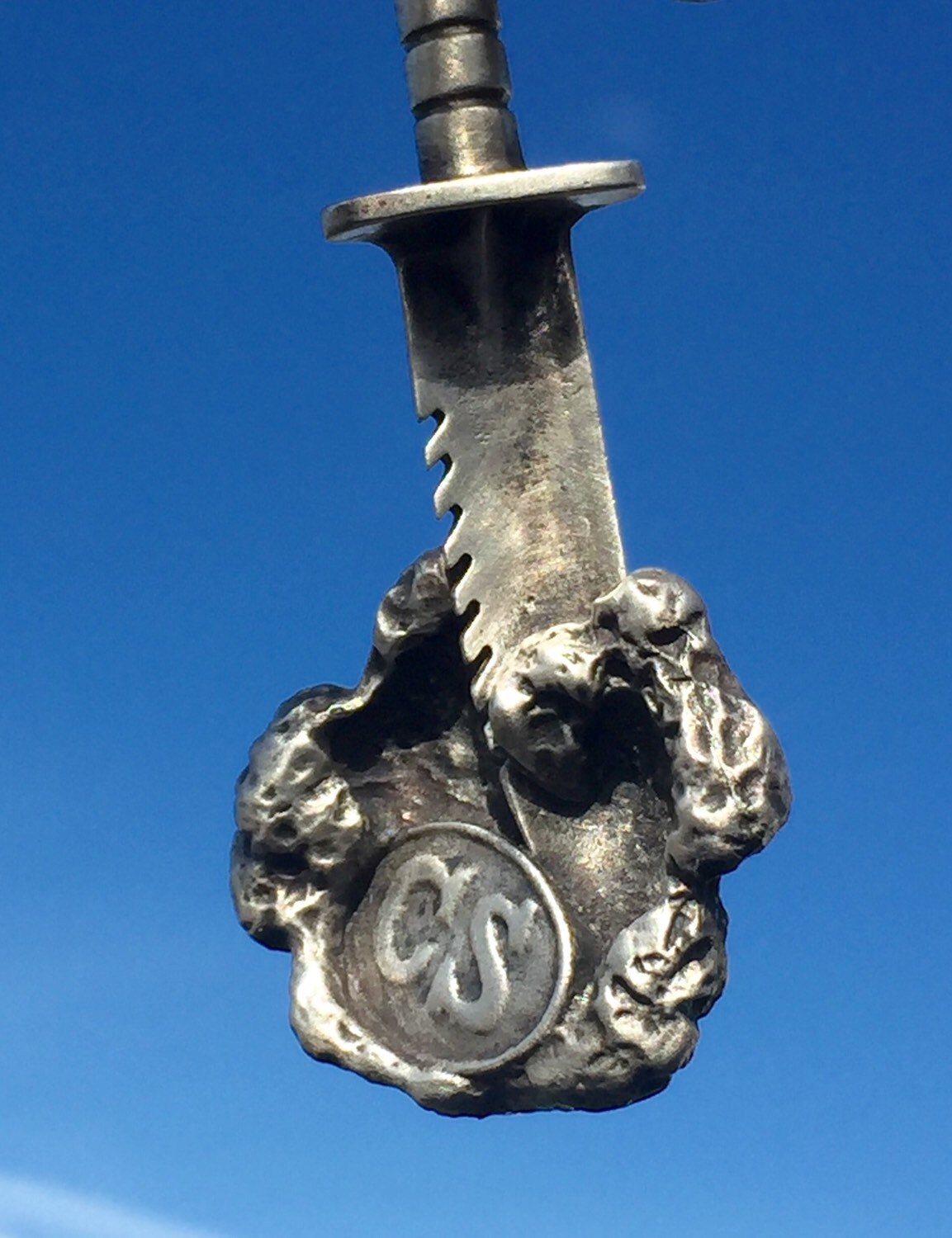 Sterling Silver just-dug Confederate 'CS' Buckle Metal Detecting ...