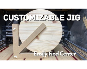 Circle Center Finder Jig. Shop Jig. Center of Circle - Etsy