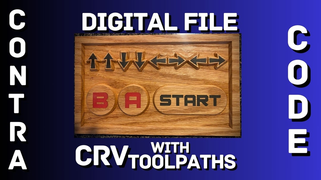 NES Contra Code. 30 Lives Old School NES Code. - Etsy