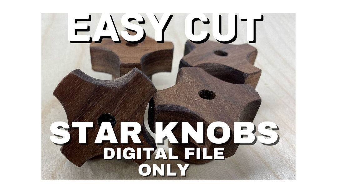 Wooden Star Knobs Digitial File. Shop Tool. Shop Jig. - Etsy