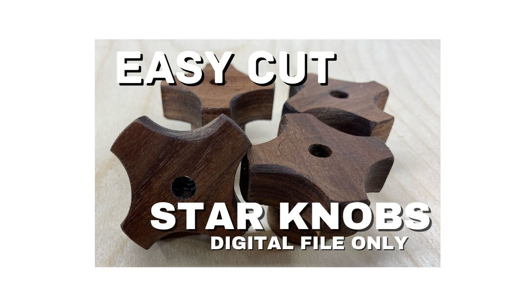 Wooden Star Knobs Digitial File. Shop Tool. Shop Jig. - Etsy
