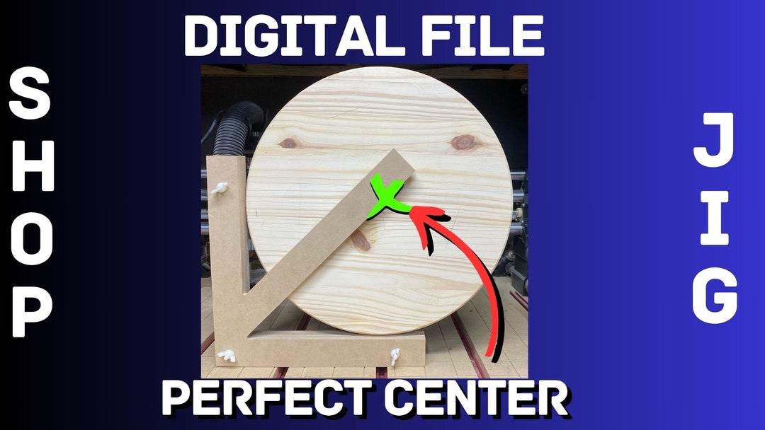 Circle Center Finder Jig. Shop Jig. Center of Circle - Etsy