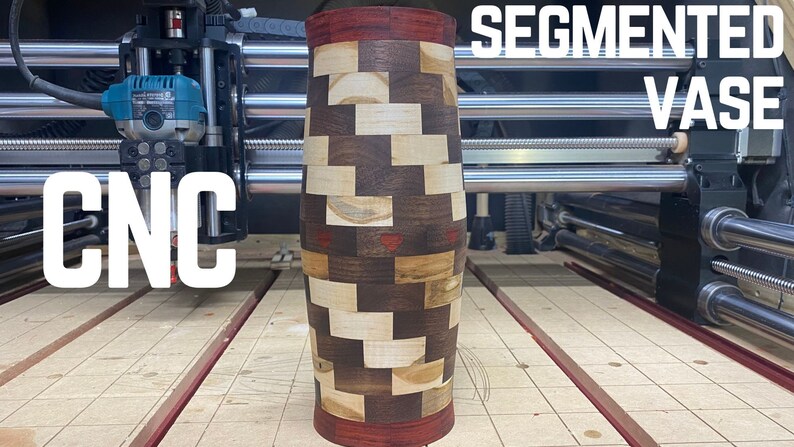 Segmented Vase CNC Digital File - Etsy