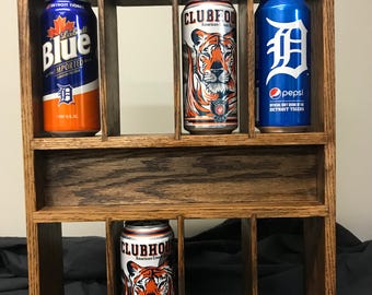 Custom Handmade Beer Can Display Shelf. - Etsy