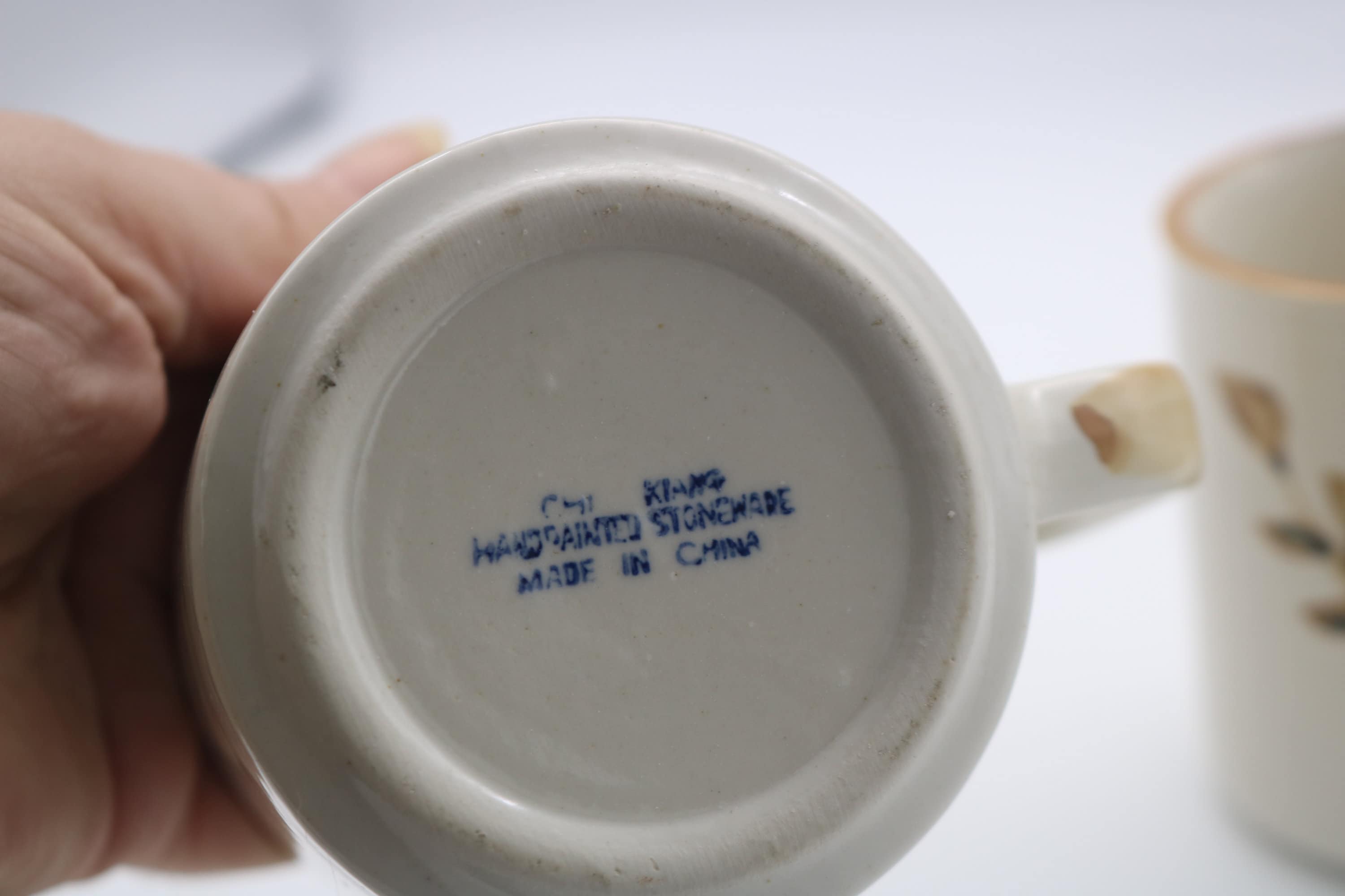 Vintage Chi Kiang Otagiri Style Stoneware Hand-painted Coffee Cups - Etsy