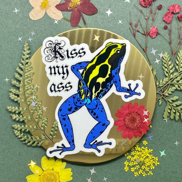 Frog Ass Stickers - Etsy