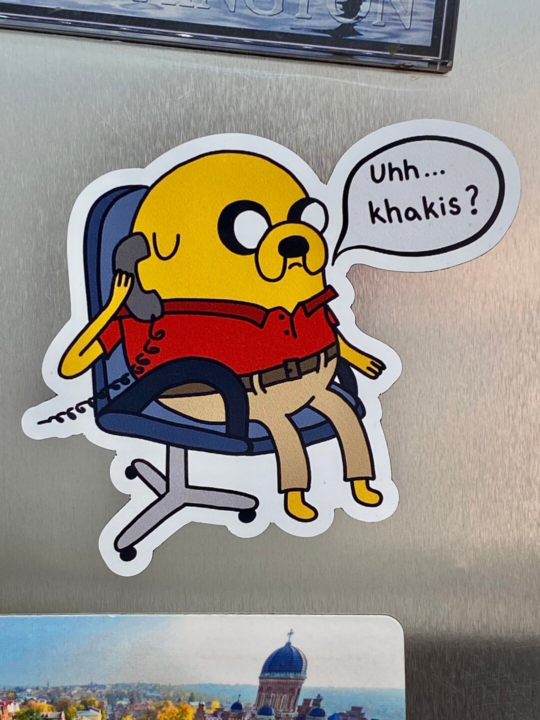 Adventure Time Jake Magnet Insurance Jake - Etsy